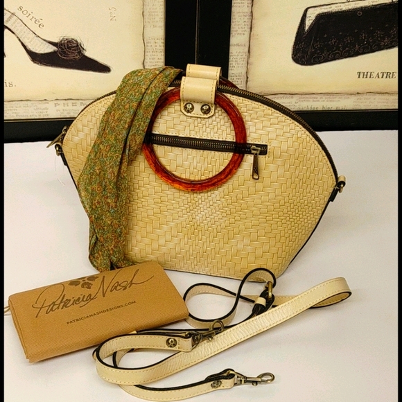 Patricia Nash | Bags | New Patricia Nash Leather Purse Spring Straw ...